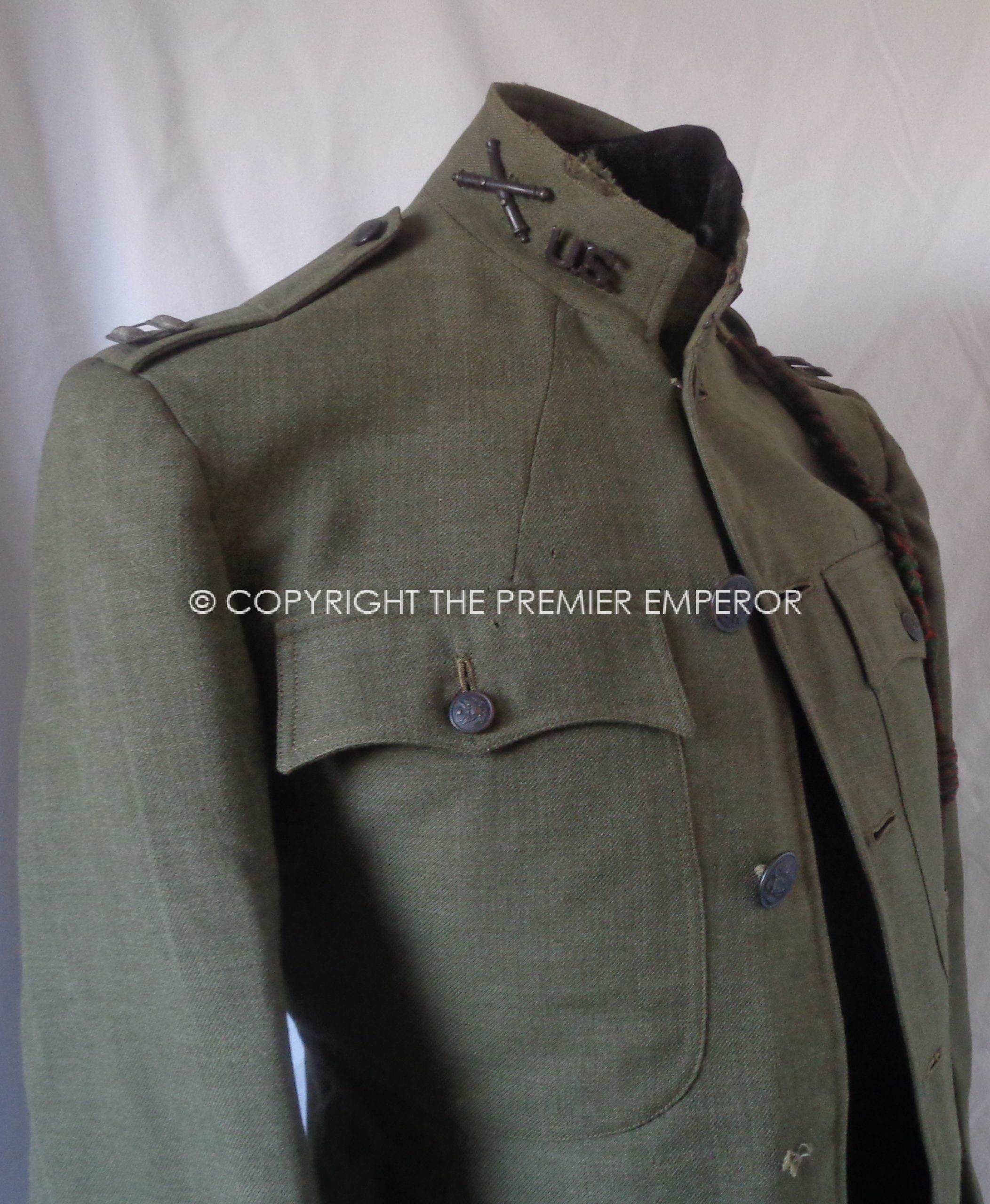 United States of America: First World War Officer’s tunic.Circa.1917 ...